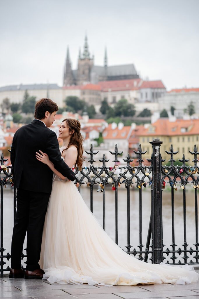 Pre-wedding in Prague for stunning couple Stella & Ricky